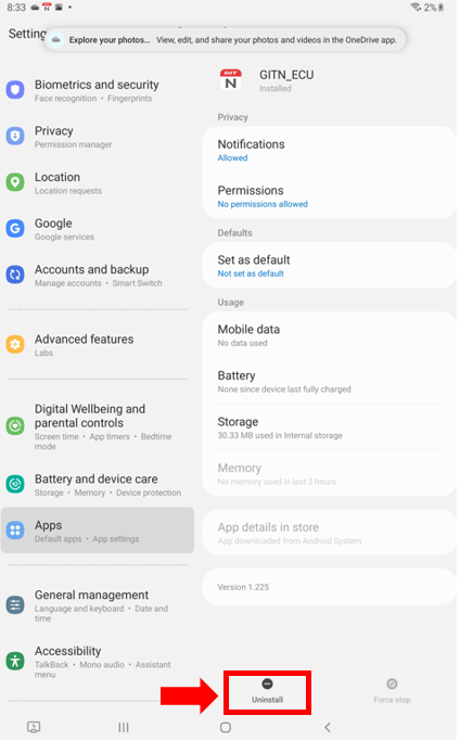 How to uninstall "GITN_AUX" app. – FAQ | GIT America