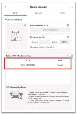 How to connect VCI II to the GDS Smart/KDS2.0 – GIT FAQ | Asia/Pacific ...