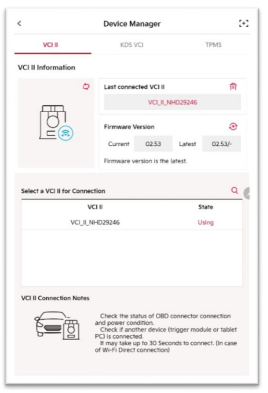 How to connect VCI II to the GDS Smart/KDS2.0 – FAQ | Asia/Pacific ...